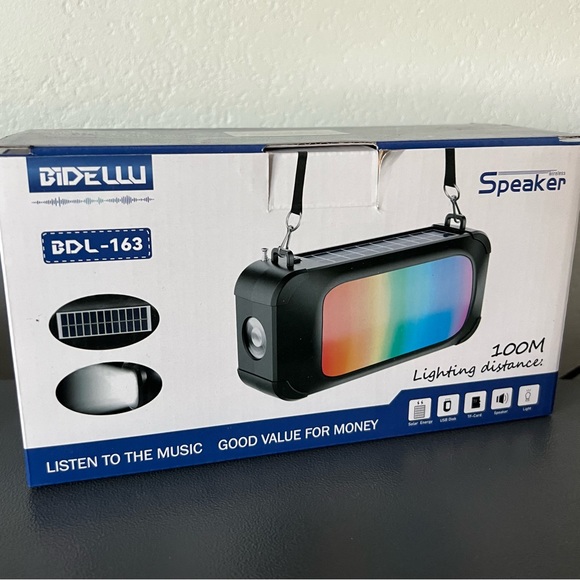 Portable Audio & Video | Portable Solar Speakers With Flashlight Stereo ...